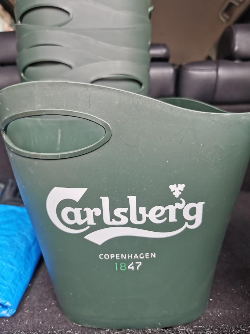 ⚠️Carlsberg Beer Bucket⚠️, Furniture & Home Living, Kitchenware ...