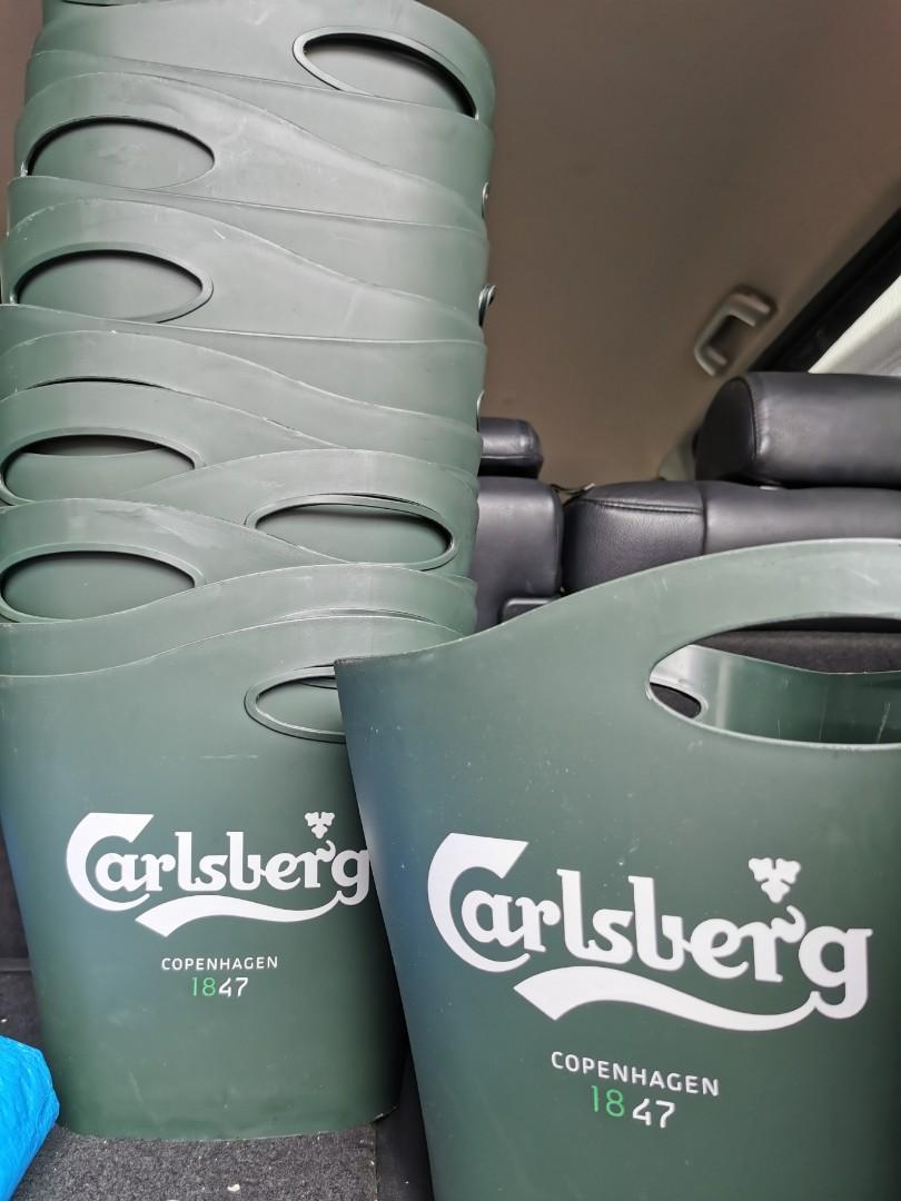 ⚠️Carlsberg Beer Bucket⚠️, Furniture & Home Living, Kitchenware ...