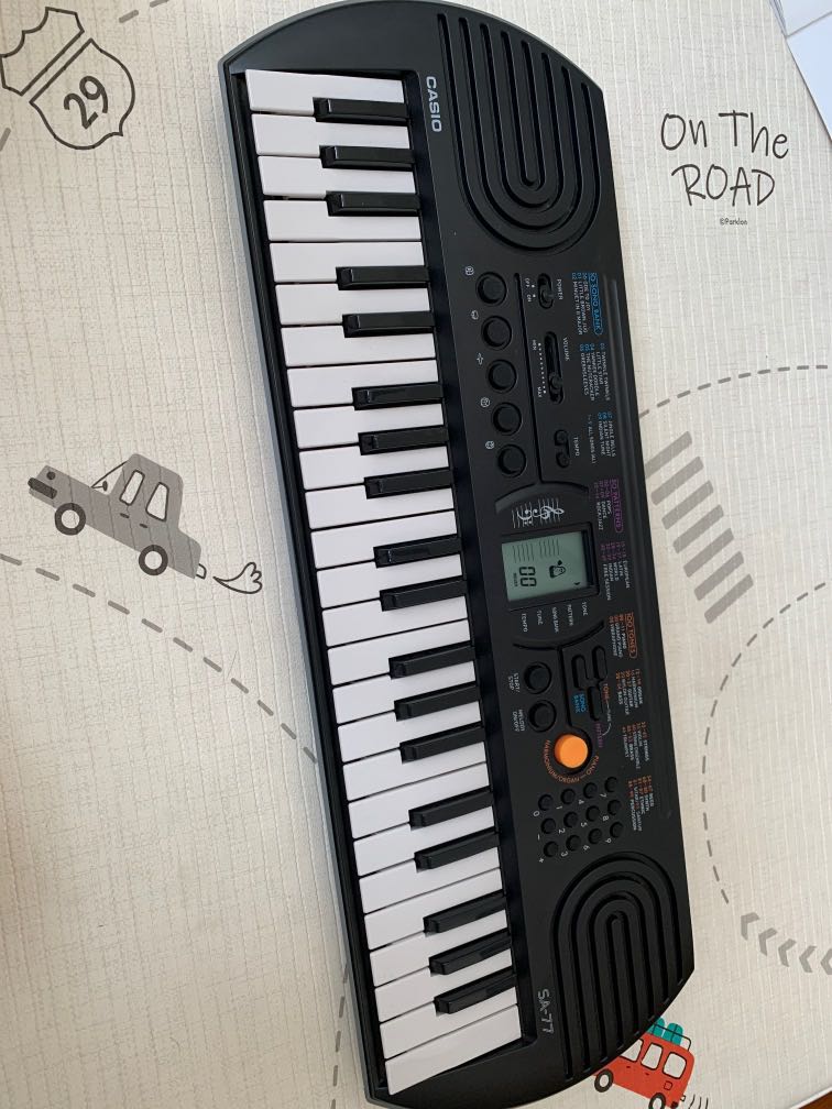 Casio SA 77 electronic keyboard, Hobbies & Toys, Music & Media, Musical ...