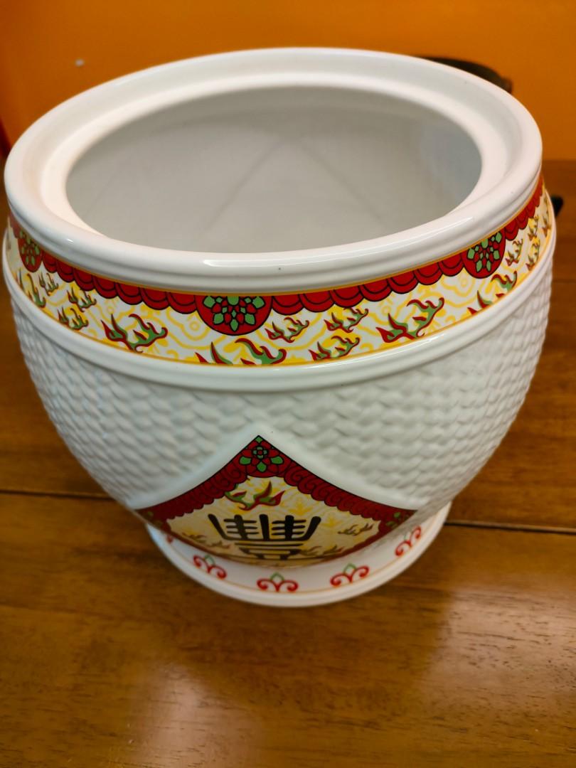 ceramic rice container 10kg, Furniture & Home Living, Kitchenware ...