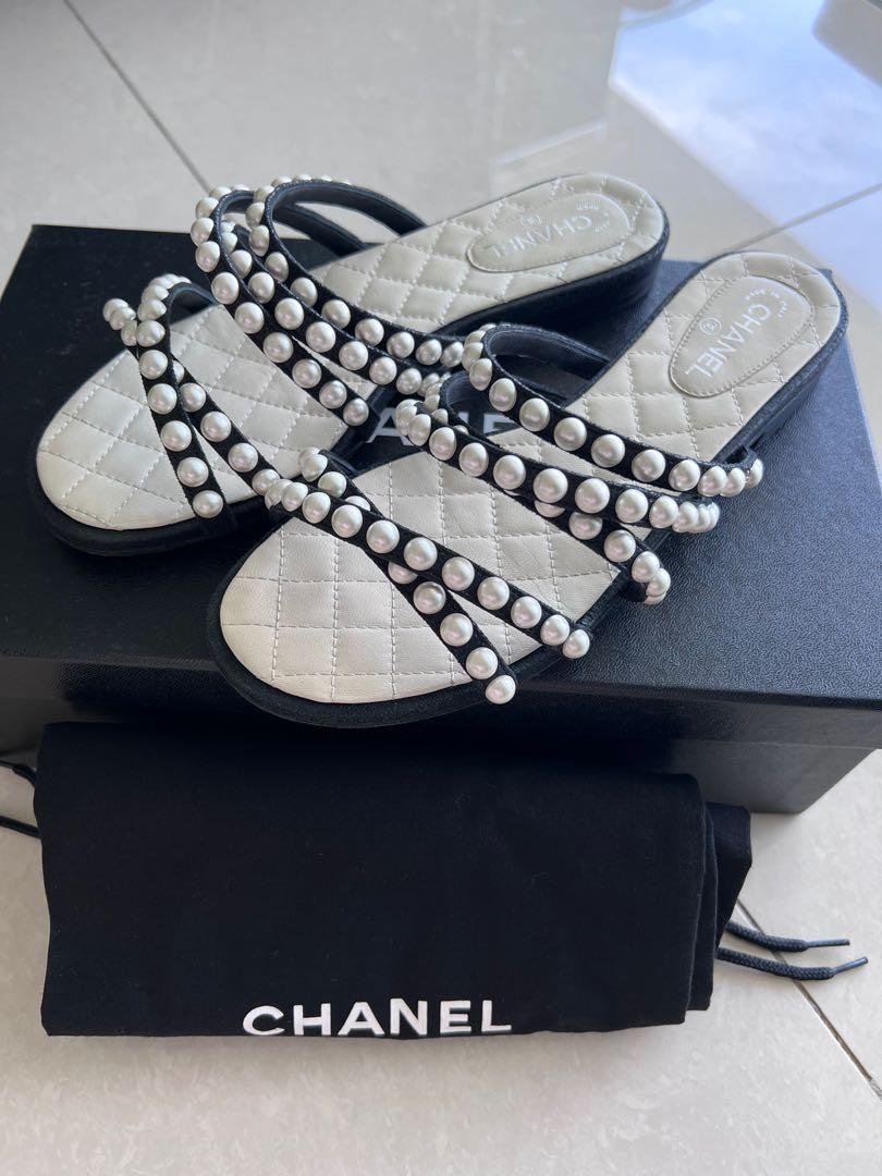 Chanel Sandals , Women's Fashion, Footwear, Flipflops and Slides on ...