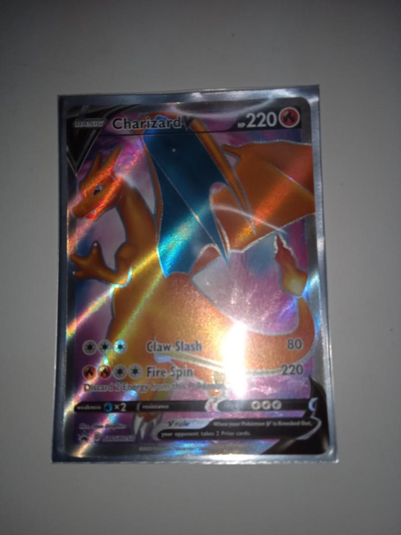 CHARIZARD V PROMO CARD, Hobbies & Toys, Toys & Games on Carousell