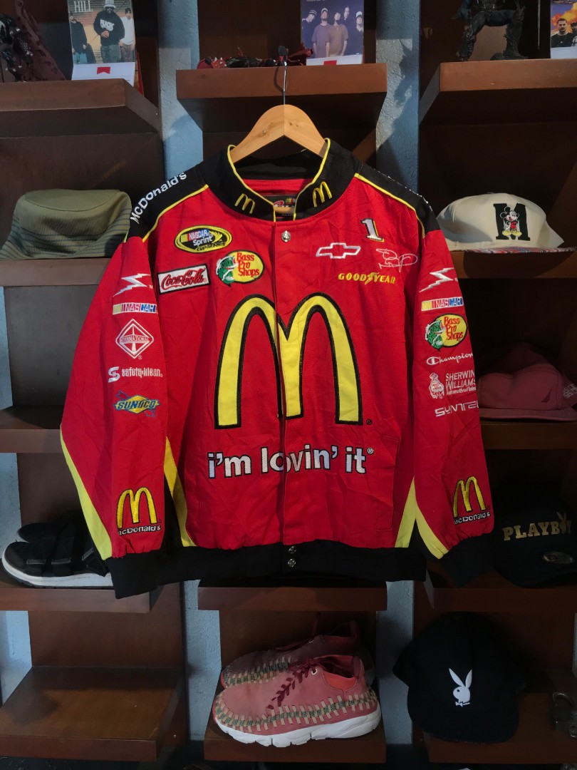 Chase Authentics NASCAR McDonalds Jacket, Men's Fashion, Coats, Jackets ...