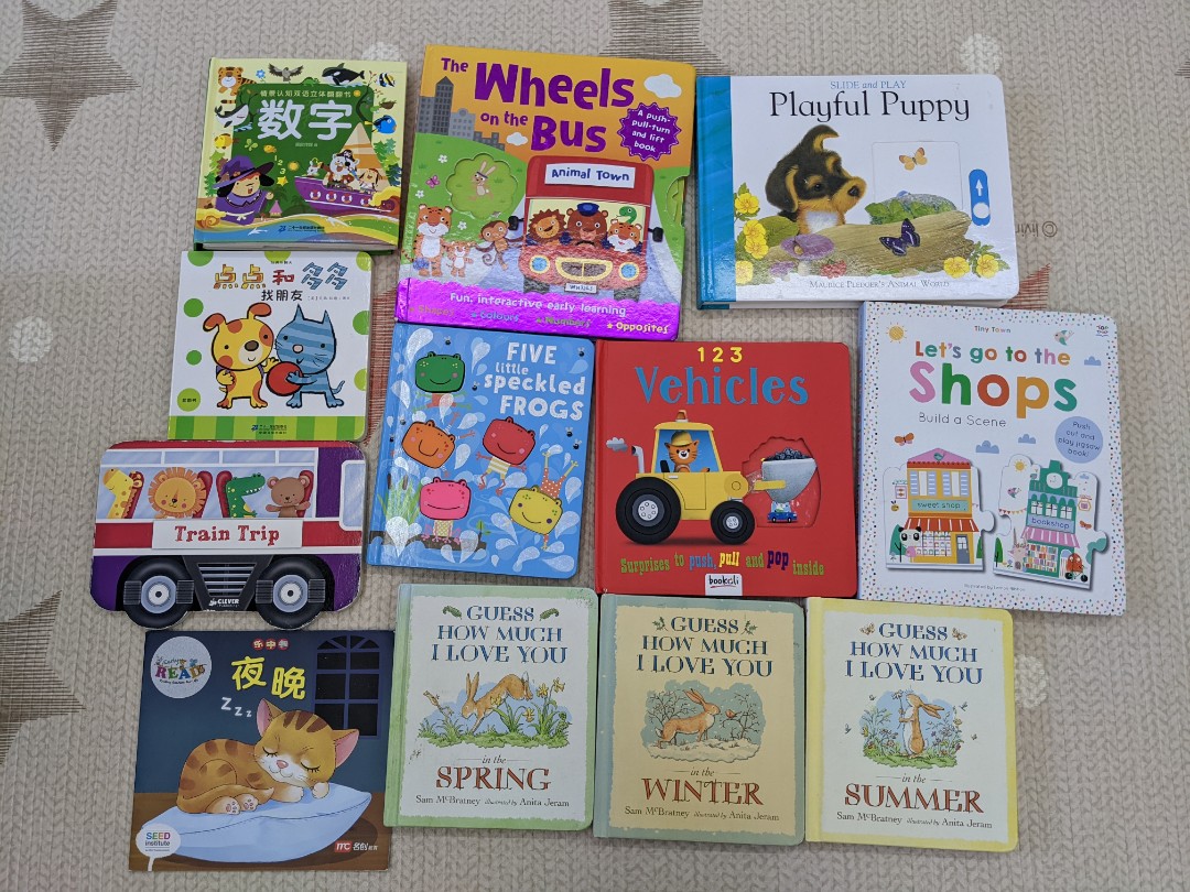 Children interactive board book, Hobbies & Toys, Books & Magazines ...