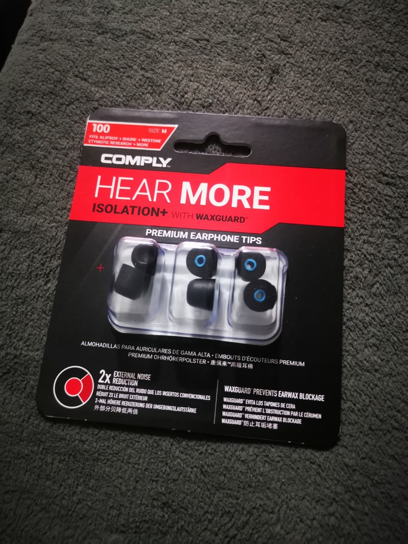 Comply TX100: Isolation+ with waxguard, Audio, Earphones on Carousell