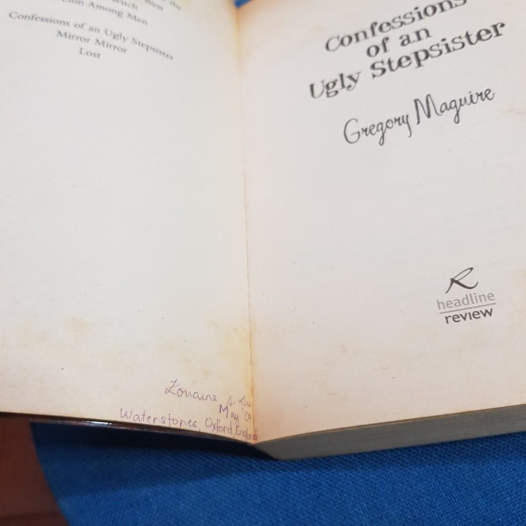 Confessions of an Ugly Stepsister (Gregory Maguire), Hobbies & Toys ...
