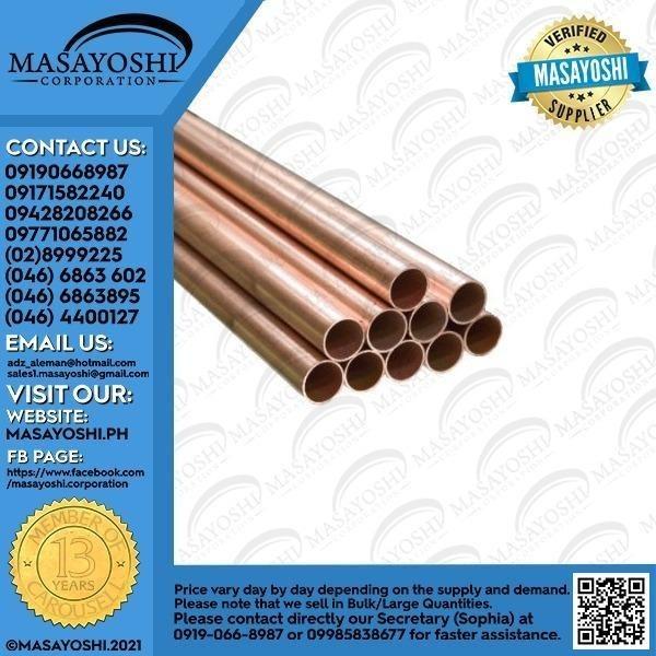 Copper Pipe Seamless Type L 20 Feet x 1/2" x .035" | Pipe | Copper Pipe ...