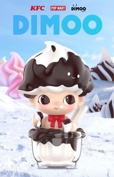 dimoo kfc 盲盒 漢堡 baby burger 可樂 cola 飛行上校 pilot colonel 冰雪聖代 新地 snow ...