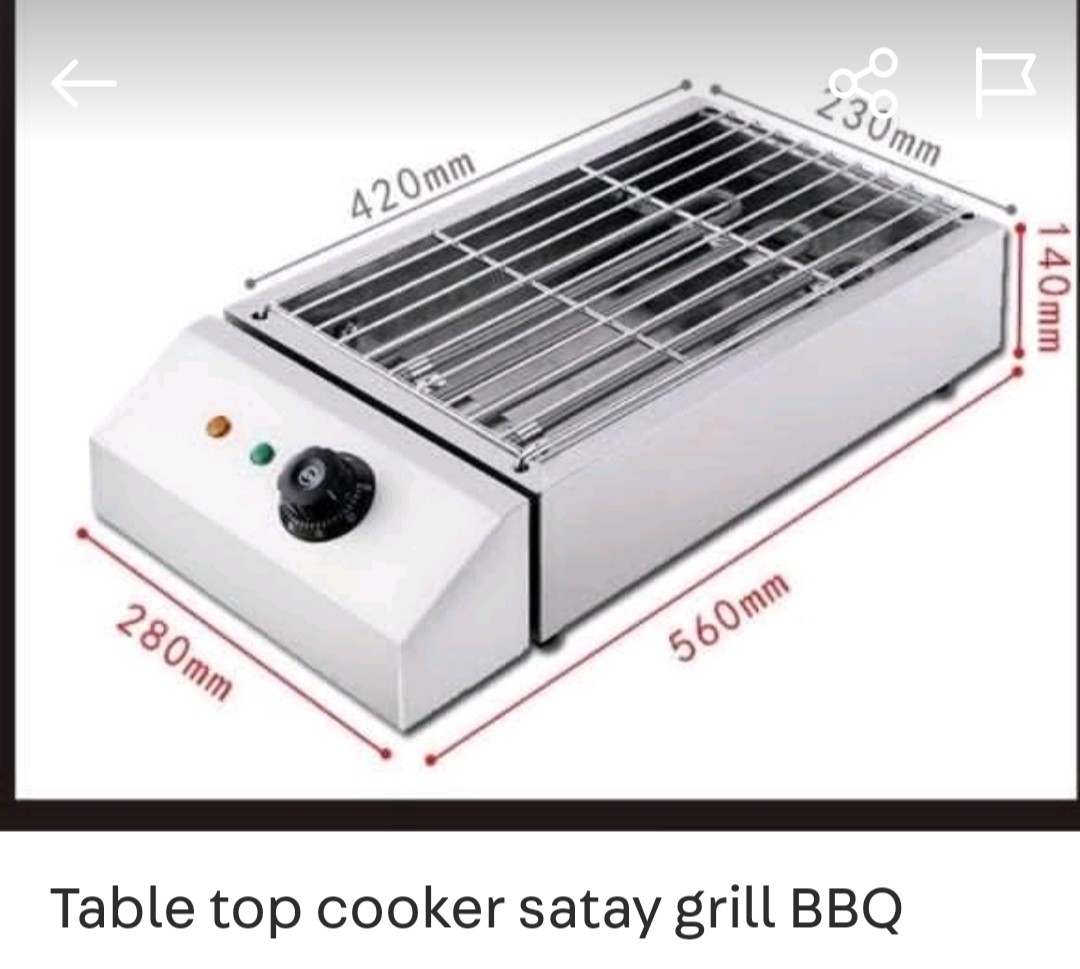 Electric Griller satay, TV & Home Appliances, Kitchen Appliances, BBQ ...