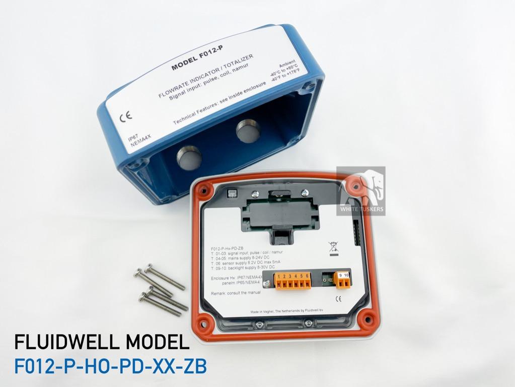 F012-P-HO-PD-XX-ZB FLUIDWELL F012 Flow rate Indicator / Totalizer ...