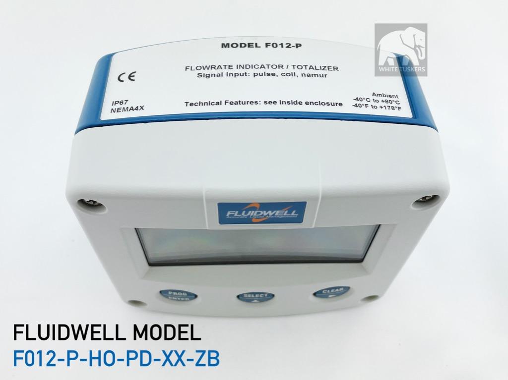 F012-P-HO-PD-XX-ZB FLUIDWELL F012 Flow rate Indicator / Totalizer ...