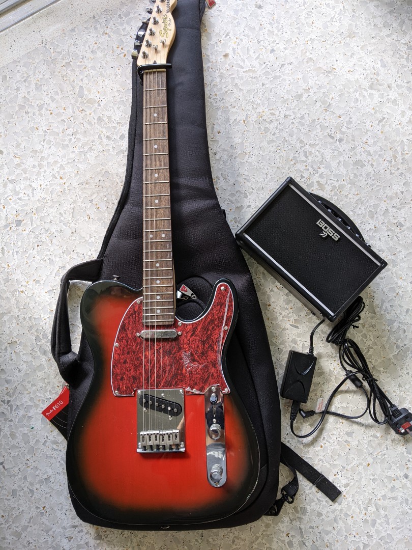 Squier Telecaster Standard, Boss Katana Mini Bundle, Hobbies & Toys ...