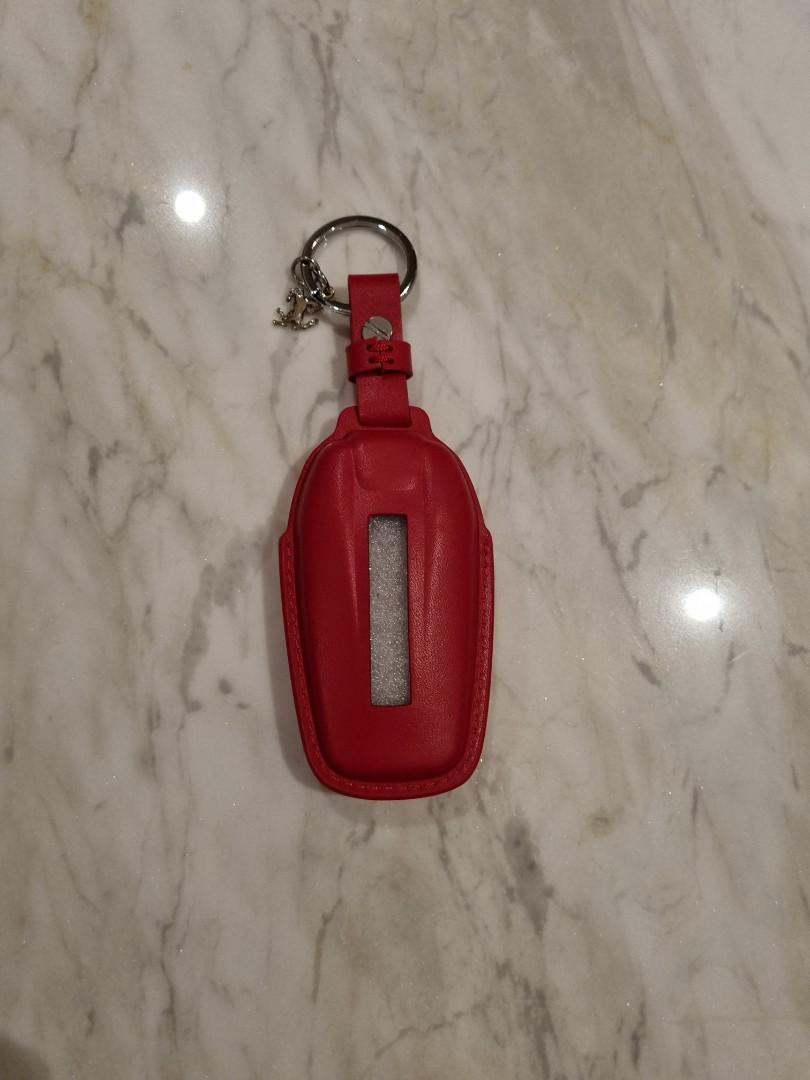 Ferrari Leather Keychain, Car Accessories, Accessories on Carousell