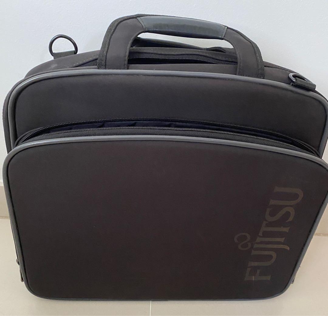 Fujitsu black laptop bag, Men's Fashion, Bags, Briefcases on Carousell