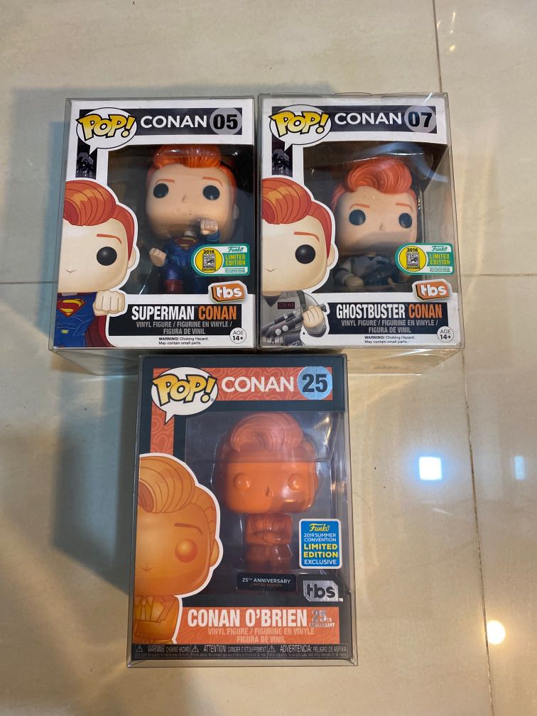 Funko Pop Conan set, Hobbies & Toys, Toys & Games on Carousell