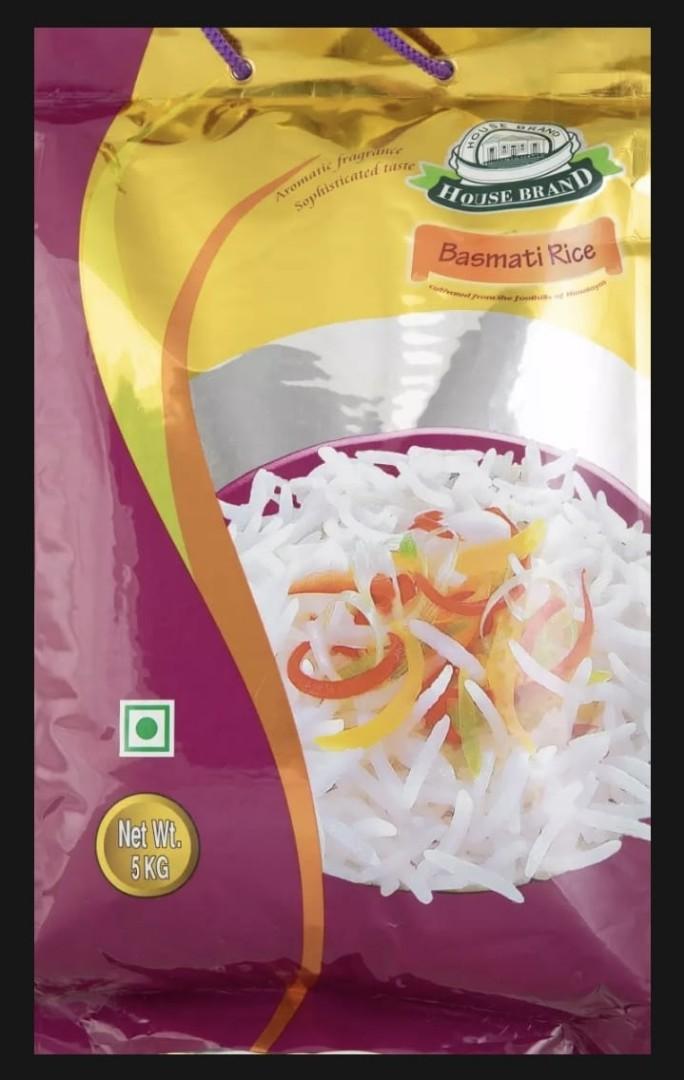 House Brand. Basmati Rice, 5kg, Food & Drinks, Rice & Noodles on Carousell