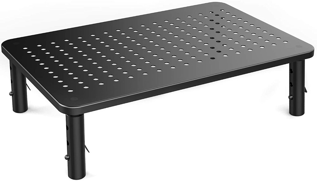 HUANUO Monitor Stand Riser - 3 Height Adjustable Monitor Stand ...