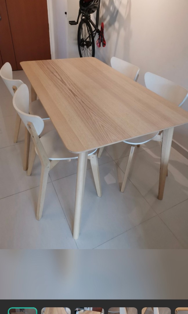 ikea lisabo dining table, Furniture & Home Living, Furniture, Tables ...