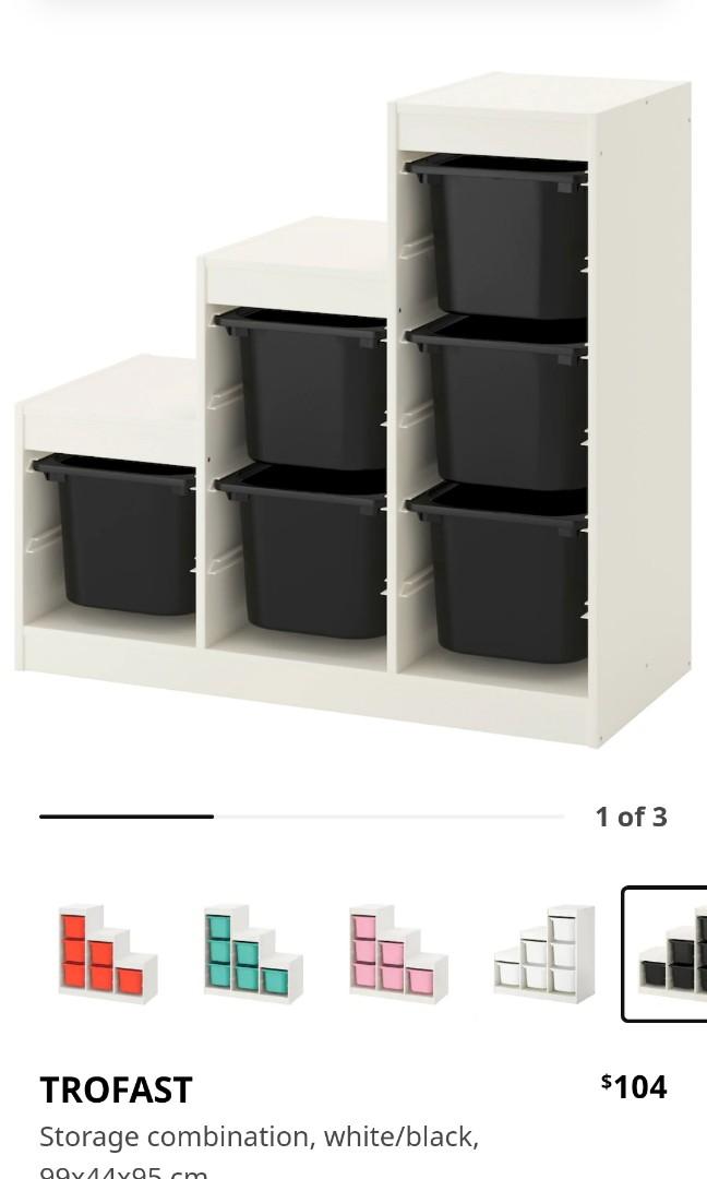 Ikea Trofast, Furniture & Home Living, Furniture, Shelves, Cabinets ...