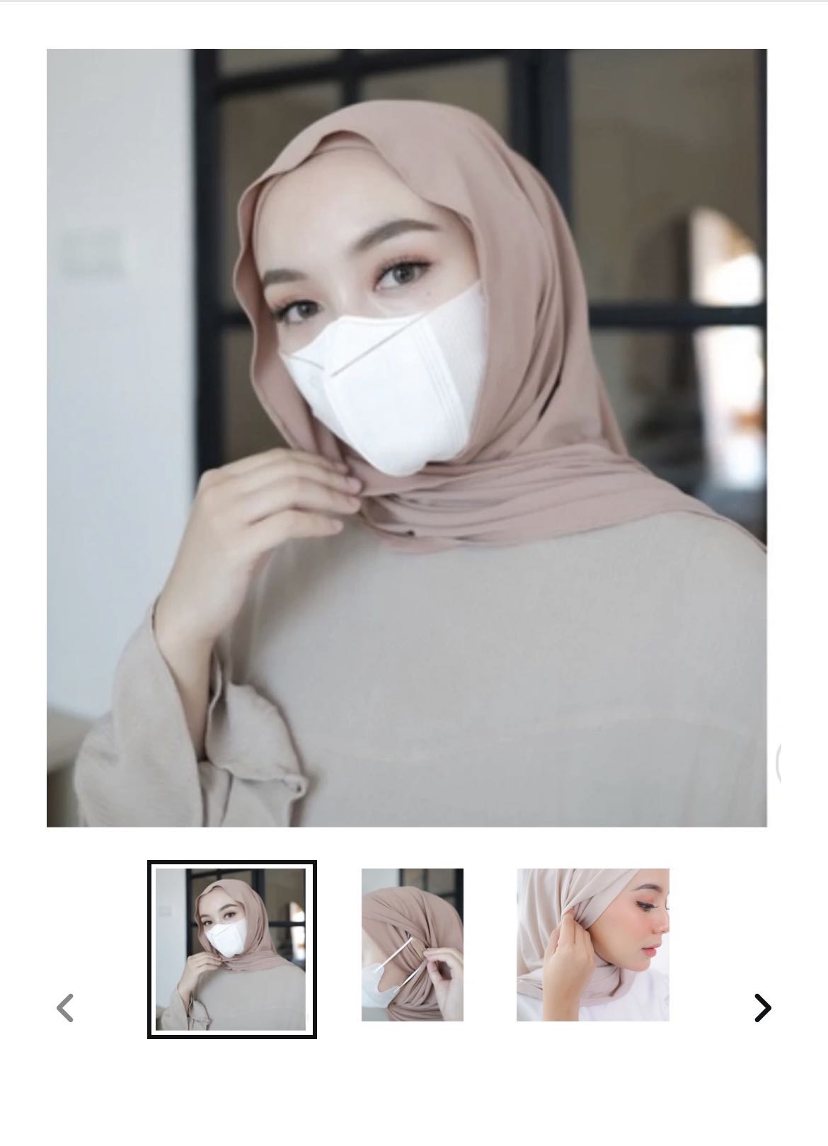 Instant with inner (mask friendly), Women's Fashion, Muslimah Fashion ...