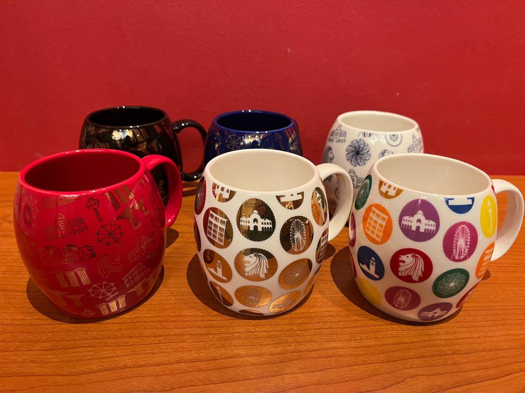 【JTB】Now & Then Peranakan mug cup / MBS Merlion Flyer local design ...