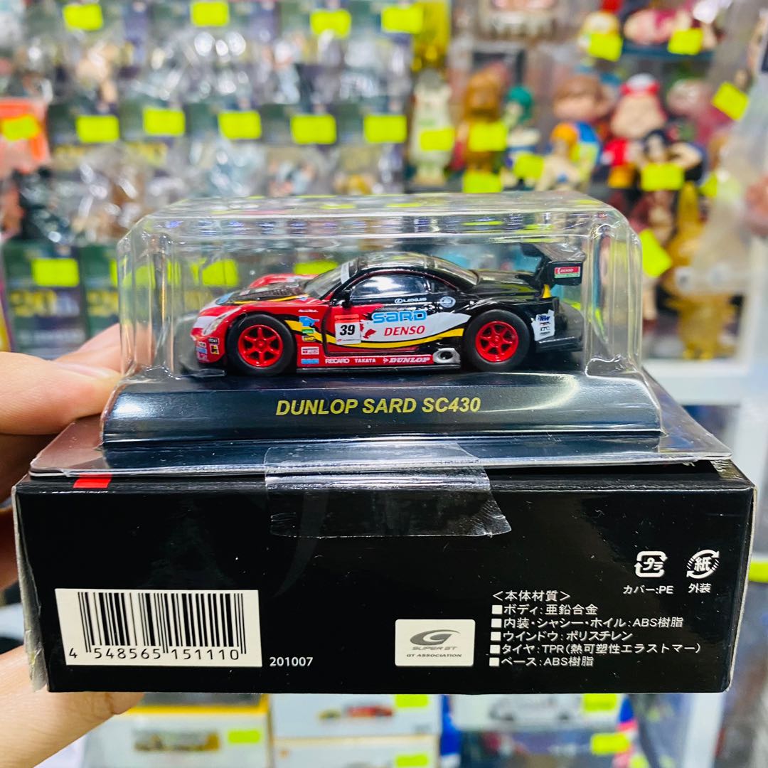 Kyosho 1:64 Die-cast Model Car Dunlop Sard SC430 京商 凌志 Lexus 落場版, 興趣及遊戲 ...