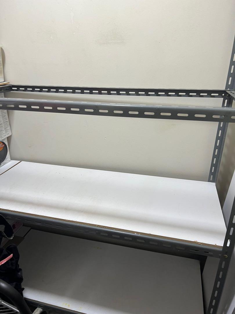 L shape Store room rack, Furniture & Home Living, Furniture, Shelves ...