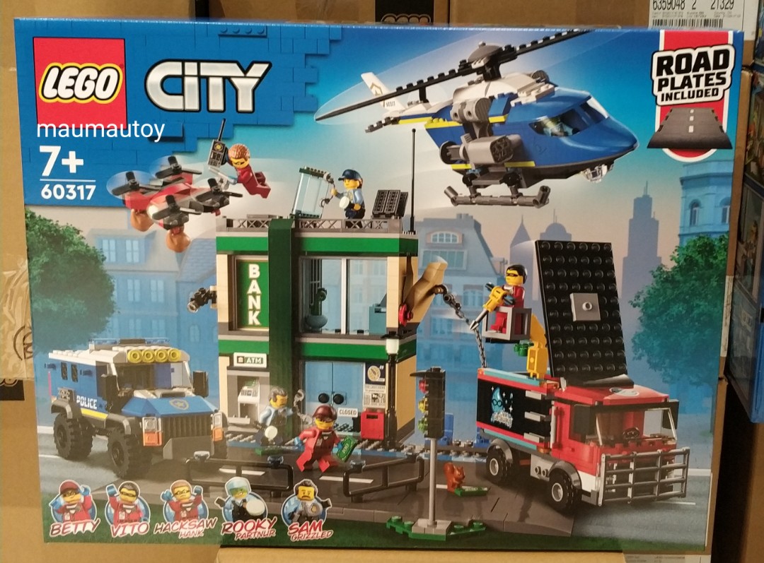 Lego 60317 City Police Chase at the Bank, 興趣及遊戲, 玩具 & 遊戲類 - Carousell
