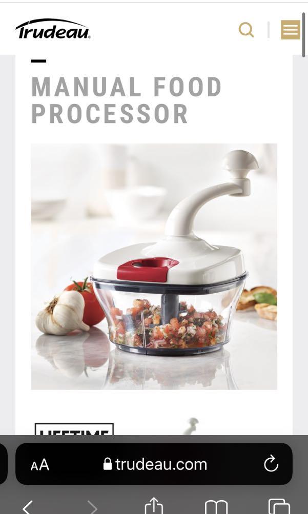 Manual Food Processor, TV & Home Appliances, Kitchen Appliances, Hand ...