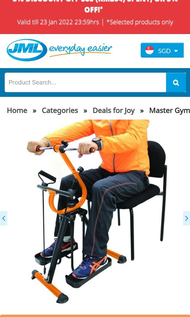 Master gym JML E383 exercise machine, Sports Equipment, Exercise ...