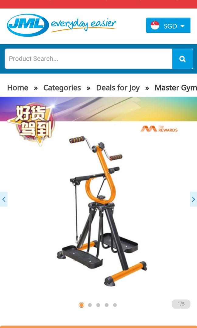Master gym JML E383 exercise machine, Sports Equipment, Exercise ...