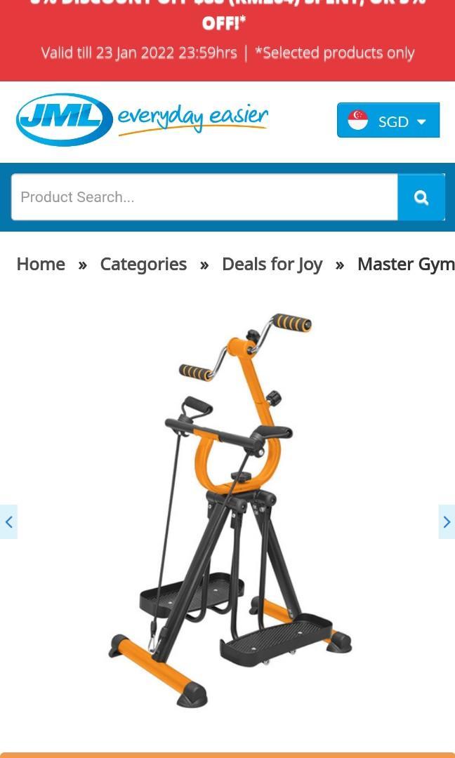 Master gym JML E383 exercise machine, Sports Equipment, Exercise ...