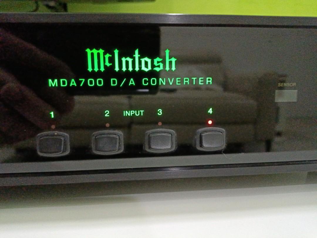 McIntosh MDA 700 DAC not preamplifier, Audio, Soundbars, Speakers ...