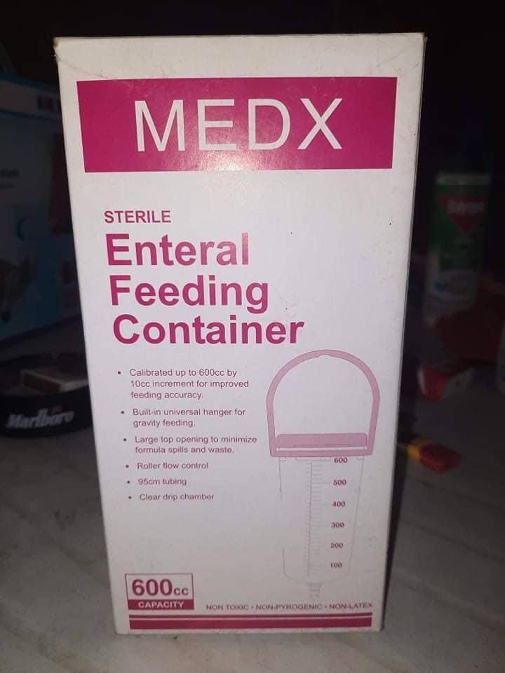 MedX Enteral Feeding container, Health & Nutrition, Medical Supplies ...