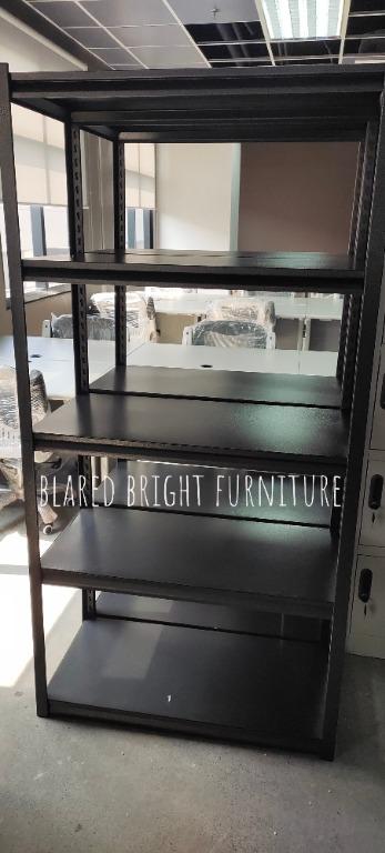 Metal Rack - 5 Layer | Black ** Office Furniture Partition, Furniture ...