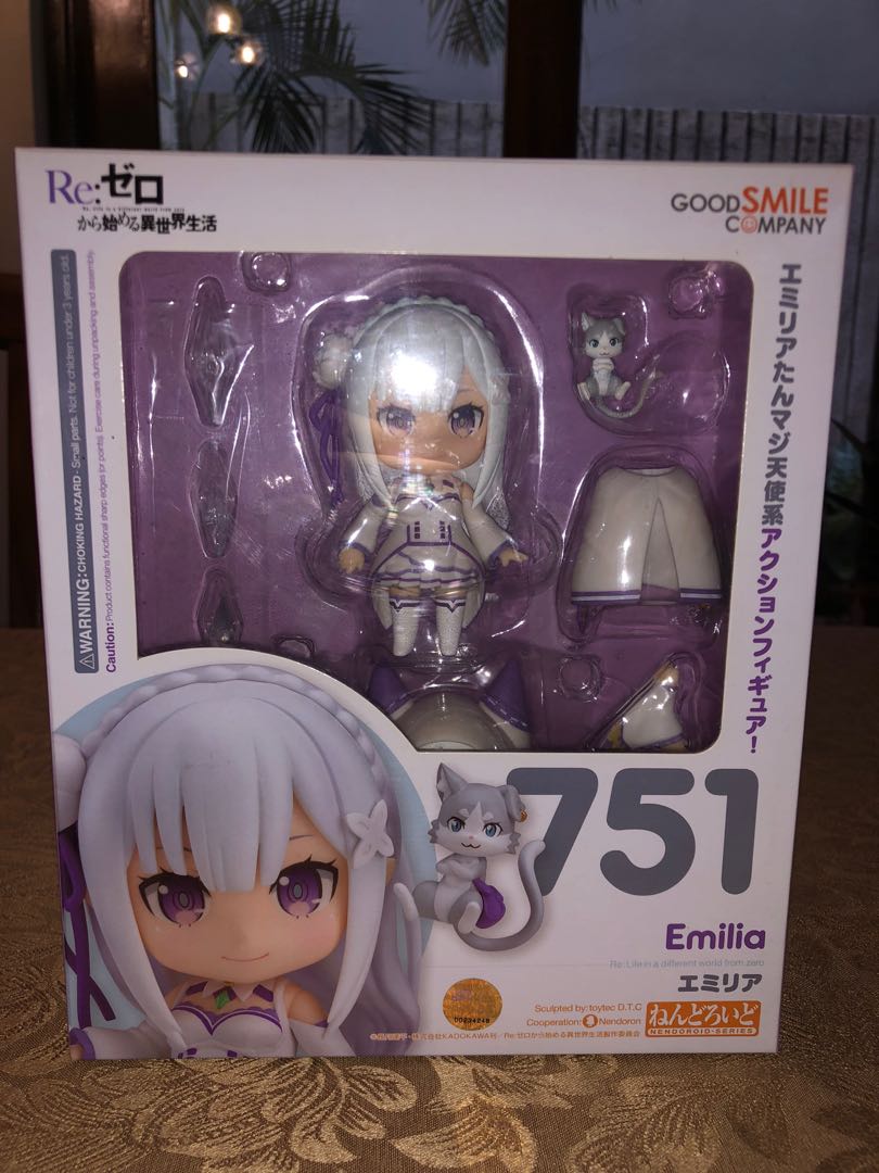 Nendoroid 751: Emilia, Hobbies & Toys, Toys & Games on Carousell