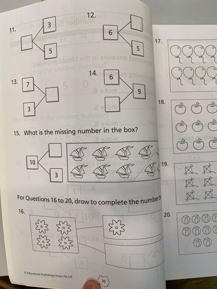 P1 Maths Practice Assessment book, Hobbies & Toys, Books & Magazines ...