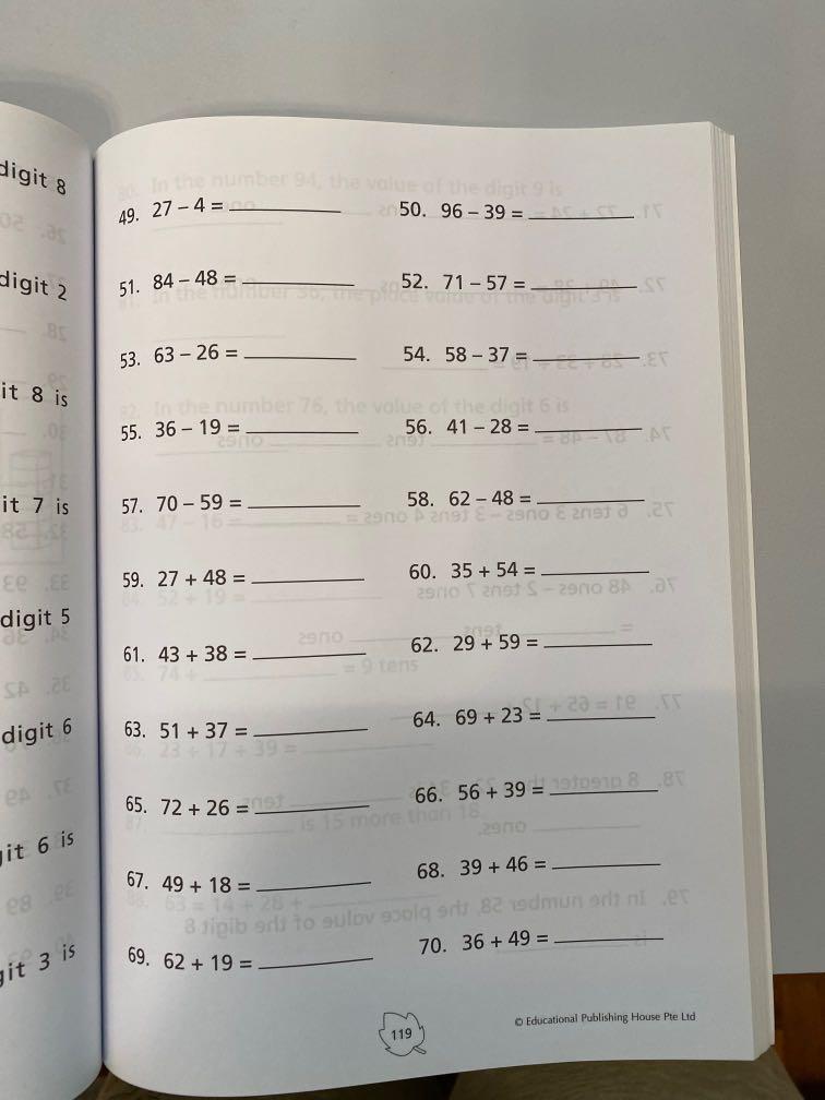 P1 Maths Practice Assessment book, Hobbies & Toys, Books & Magazines ...