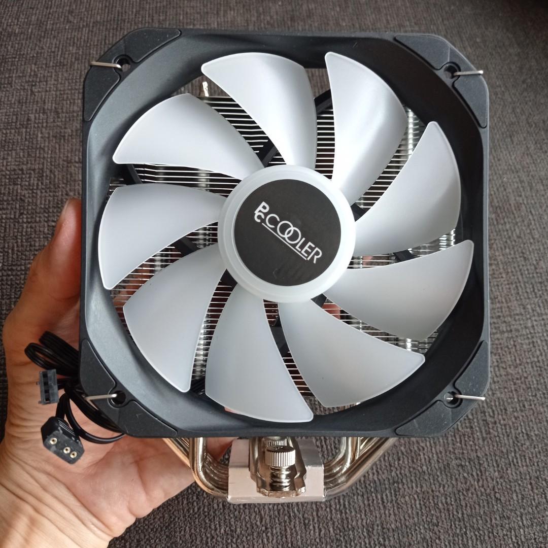 PCCooler K4000 (Paladin 400) CPU Cooler - 13cm ARGB Fan (Intel & AMD ...