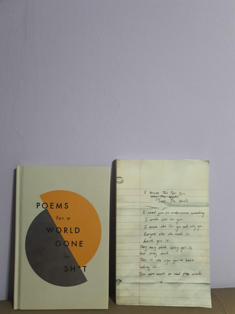 Poem books, Hobbies & Toys, Books & Magazines, Fiction & Non-Fiction on ...