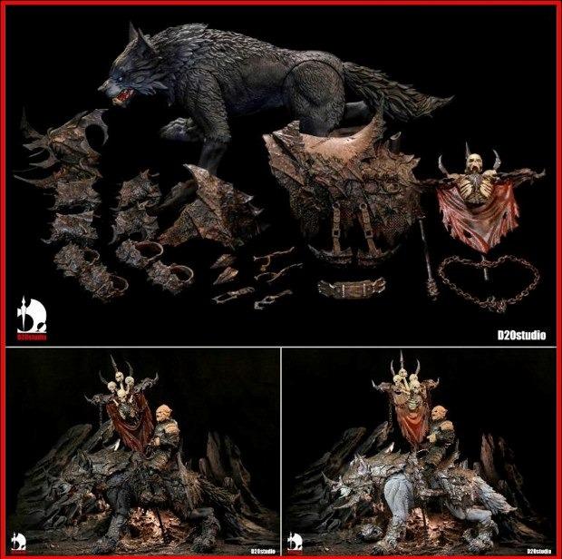 [Pre-order] D20 Studio 1/12 Scale Action Figure - Giant Wolf Metal ...