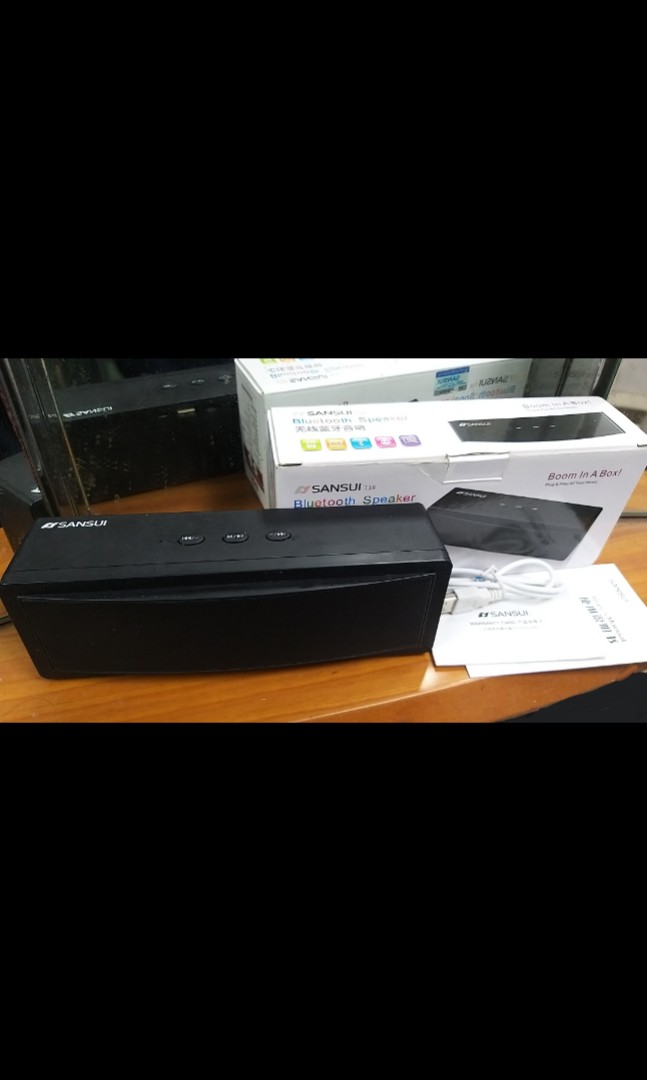 (正版)#山水#Sansui T18 藍芽喇叭 (連原裝配件+盒), 音響器材, Soundbar、揚聲器、藍牙喇叭、耳擴 - Carousell
