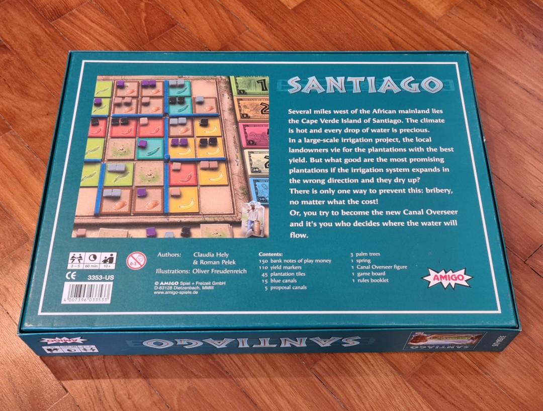 Santiago board game, Hobbies & Toys, Toys & Games on Carousell