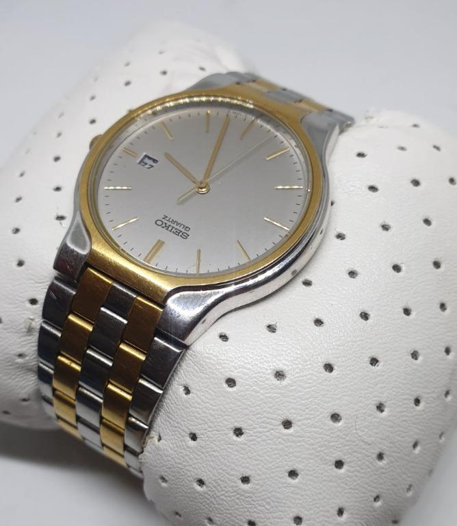 Seiko 5Y32-7000 Vintage Gold and Silver Watch #TSEwatches, Men's ...