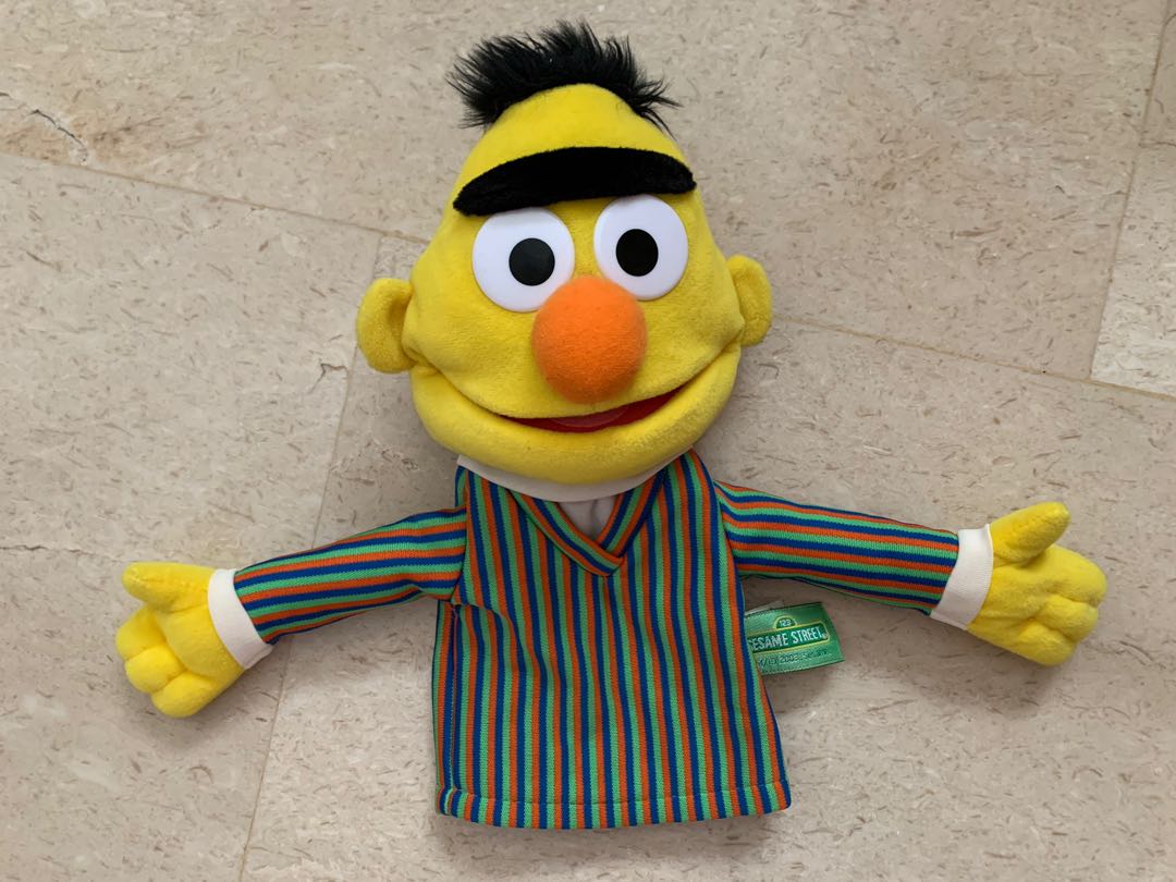 Sesame Street Bert puppet, Hobbies & Toys, Toys & Games on Carousell