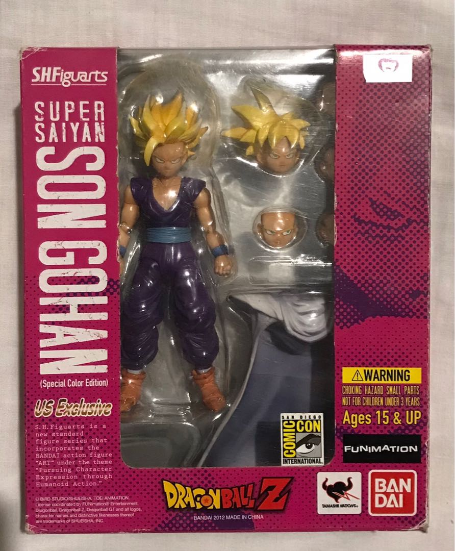 SHF Comic con exclusive Super Saiyan Gohan, Hobbies & Toys, Toys ...