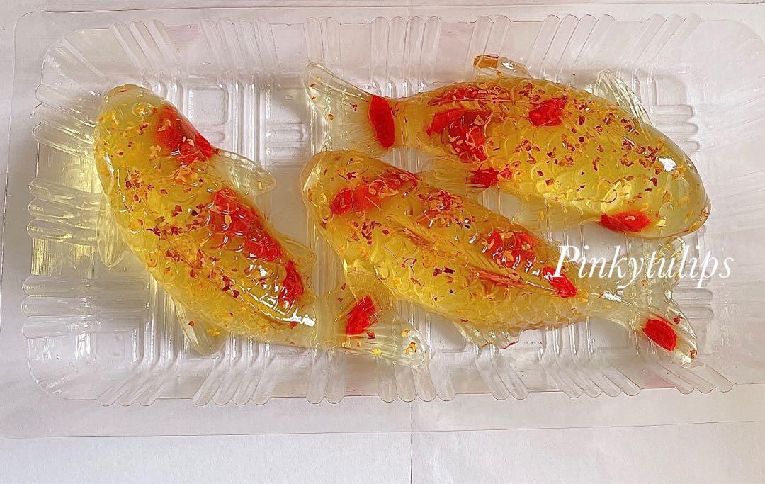 Small Koi Fish Osmanthus Konnyaku Jelly (Homemade), Food & Drinks ...