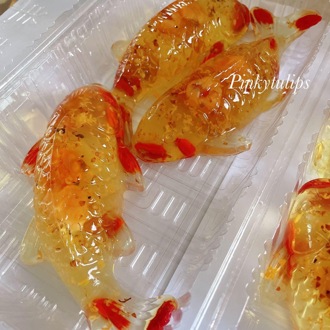 Small Koi Fish Osmanthus Konnyaku Jelly (Homemade), Food & Drinks ...