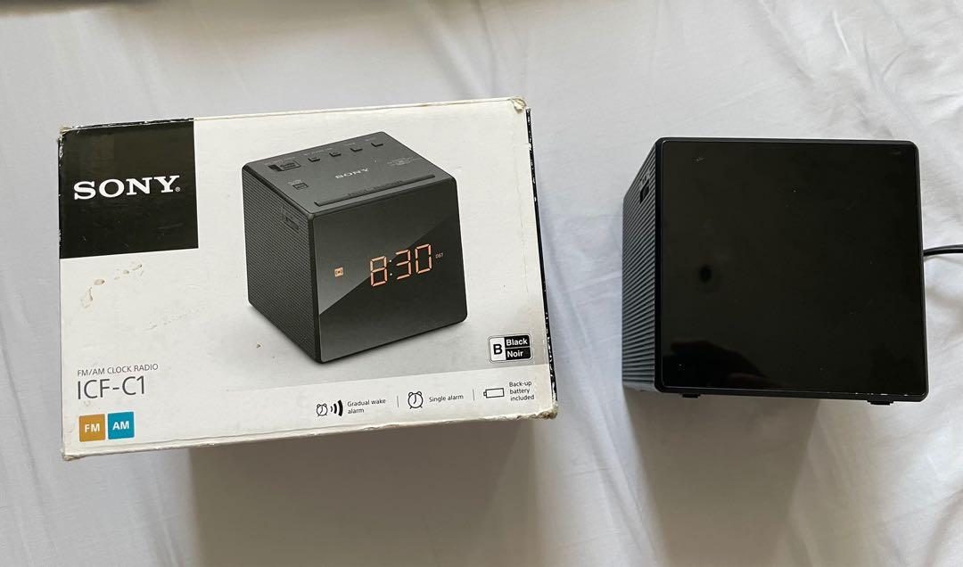 Sony Digital Alarm Clock ICF-C1, Furniture & Home Living, Home Decor ...