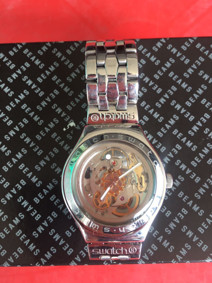 Swatch automatic/mechanical movement, Luxury, Watches on Carousell